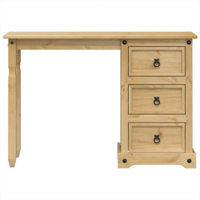 Berkfield Dressing Table Corona 110x50x75 cm Solid Wood Pine