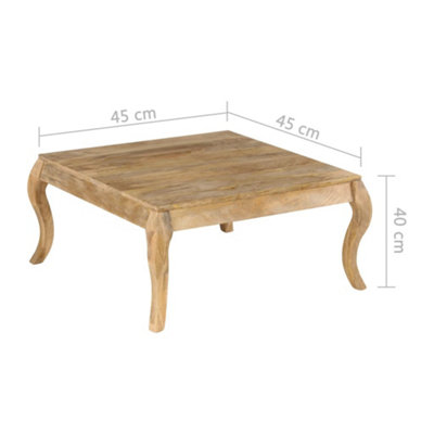 Berkfield End Table 45x45x40 cm Solid Mango Wood