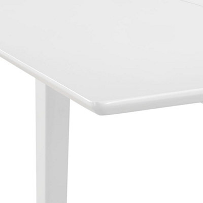 Berkfield Extendable Dining Table White (80-120)x80x74 cm MDF