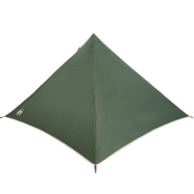 Berkfield Family Tent Tipi 7-Person Green Waterproof