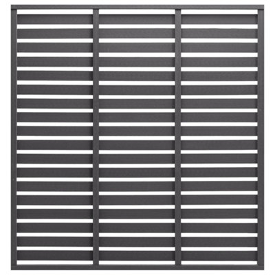 Berkfield Fence Panel WPC 180x180 cm Grey