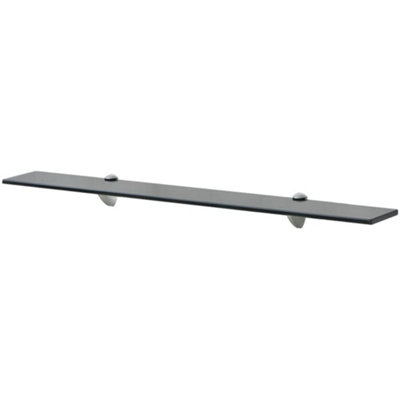 Berkfield Floating Shelves 2 pcs Glass 80x20 cm 8 mm