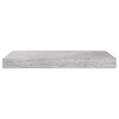 BERKFIELD FLOATING WALL SHELF CONCRETE GREY 50X23X3.8 CM MDF