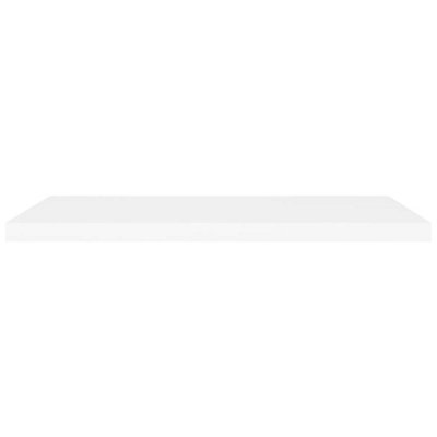 Berkfield Floating Wall Shelves 2 pcs White 90x23.5x3.8 cm MDF
