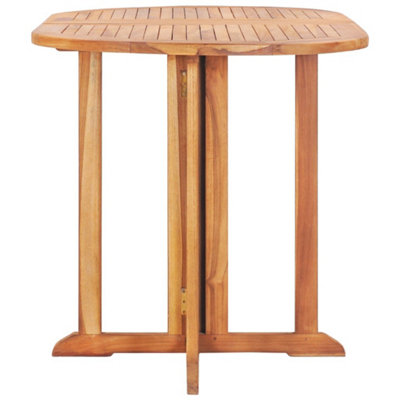 Berkfield Folding Butterfly Garden Table 120x70x75 cm Solid Teak Wood