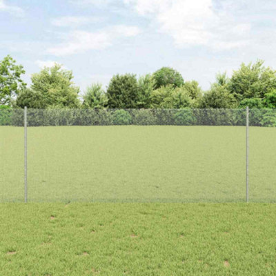 Berkfield Galvanised steel 1 m high, 25 m long Steel