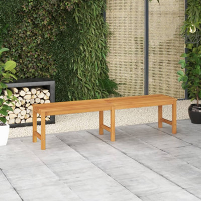 Berkfield Garden Bench 180 cm Solid Teak Wood