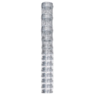 Berkfield Garden Fence Galvanised Steel 50x1.5 m Silver