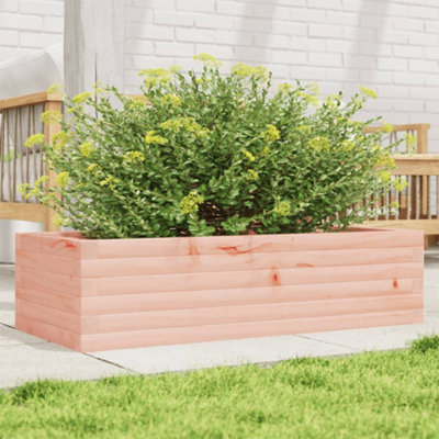 Berkfield Garden Planter 90x40x23 cm Solid Wood Douglas