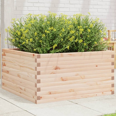 Berkfield Garden Planter 90x90x46 cm Solid Wood Pine