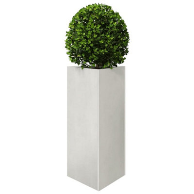 Berkfield Garden Planter Triangular 40x34.5x70 cm Stainless Steel
