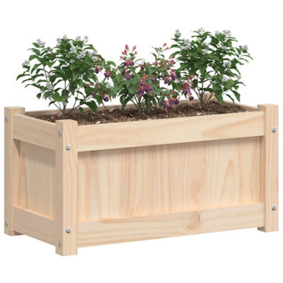 Berkfield Garden Planters 2 pcs Solid Wood Pine