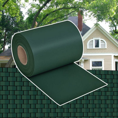Berkfield Garden Privacy Screen PVC 70x0.19 m Green