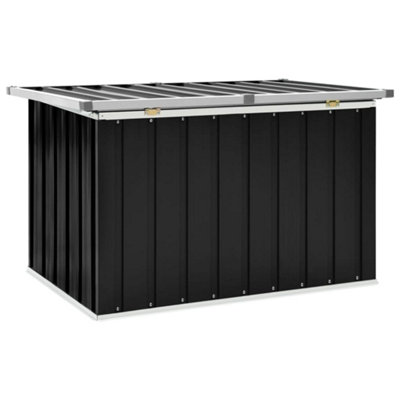 Berkfield Garden Storage Box Anthracite 109x67x65 cm | DIY at B&Q