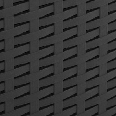 Berkfield Garden Table Grey 53x53x40 cm Plastic