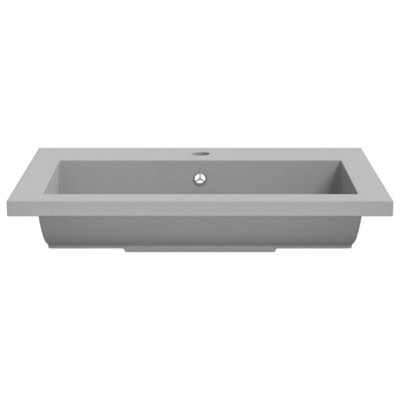 Berkfield Granite Basin 600x450x120 mm Grey
