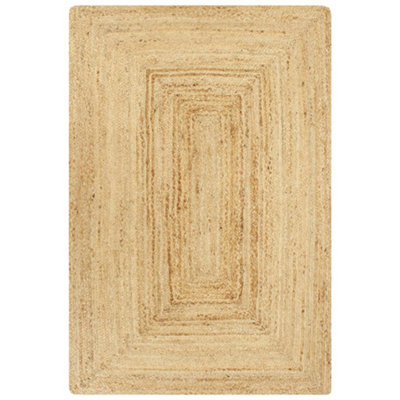 Berkfield Handmade Rug Jute Natural 160x230 cm