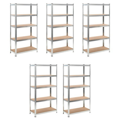 Berkfield Heavy-duty Storage Rack 5 pcs | DIY at B&Q