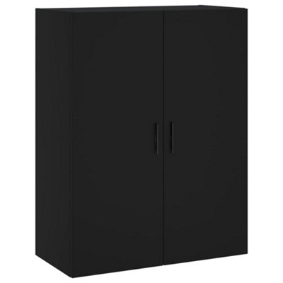Berkfield Highboard Black 69.5x34x180 cm Engineered Wood