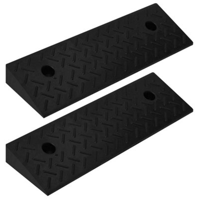 Berkfield Kerb Ramps 2 pcs 50x17.5x5 cm Rubber