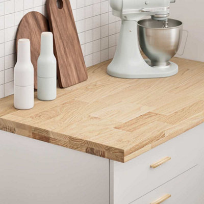 Berkfield Kitchen Worktop 100x63.5x4 cm Solid Wood Oak Rectangular