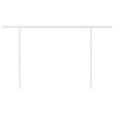 Berkfield Manual Retractable Awning with Posts 4x3.5 m Anthracite