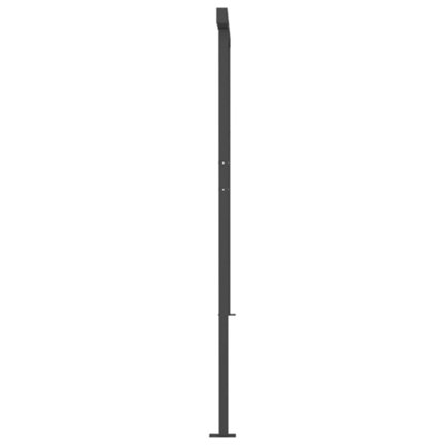 Berkfield Manual Retractable Awning with Posts 6x3 m Anthracite