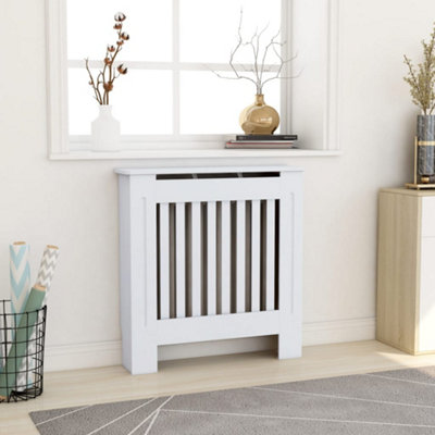 Berkfield MDF Radiator Cover White 78 cm | DIY at B&Q