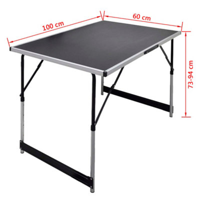 Berkfield Pasting Table 3 pcs Foldable Height Adjustable