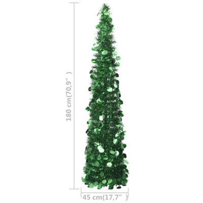 BERKFIELD POP-UP ARTIFICIAL CHRISTMAS TREE GREEN 180 CM PET