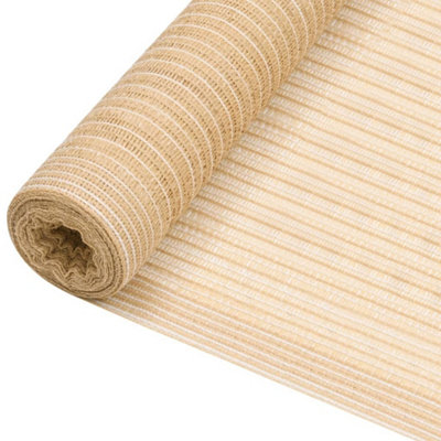 Berkfield Privacy Net Beige 1.5x50 m HDPE 150 g/m2 | DIY at B&Q