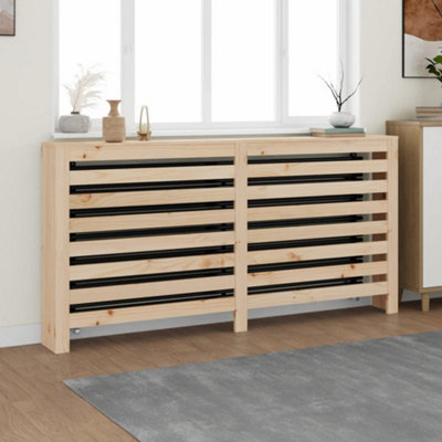 Berkfield Radiator Cover 169x19x84 cm Solid Wood Pine | DIY at B&Q