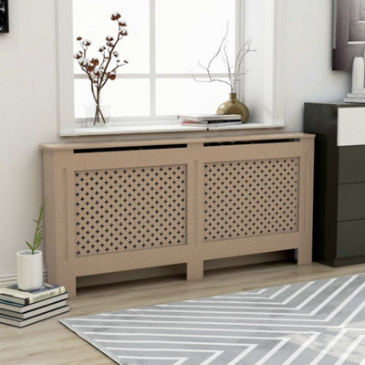 Berkfield Radiator Cover 172x19x81 cm MDF | DIY at B&Q