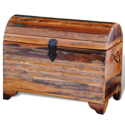 Berkfield Reclaimed Storage Chest Solid Wood