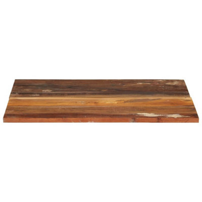 Berkfield Rectangular Table Top 60x70 cm 15-16 mm Solid Reclaimed Wood