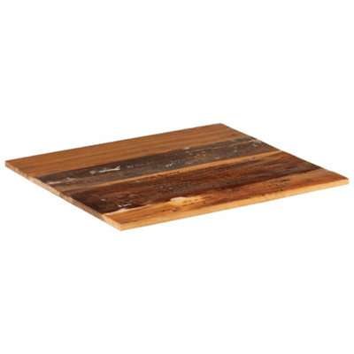 Berkfield Rectangular Table Top 60x70 cm 15-16 mm Solid Reclaimed Wood