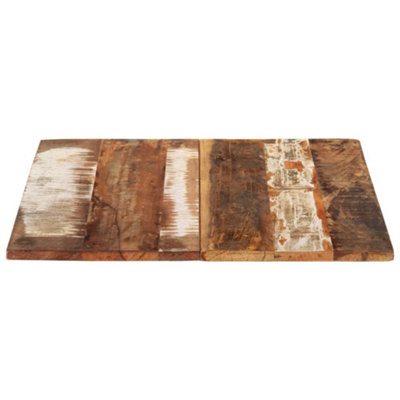 Berkfield Rectangular Table Top 60x80 cm 15-16 mm Solid Reclaimed Wood