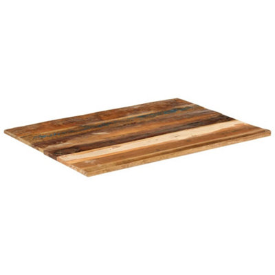 Berkfield Rectangular Table Top 60x80 cm 15-16 mm Solid Reclaimed Wood