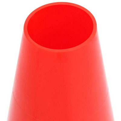 Berkfield Reflective Traffic Cones 4 pcs Red and White 50 cm