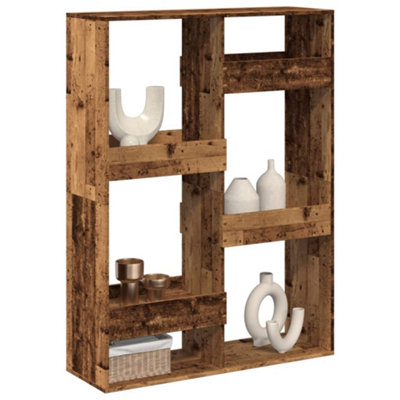 Berkfield Room Divider Old Wood 100x33x135 cm Engineered Wood