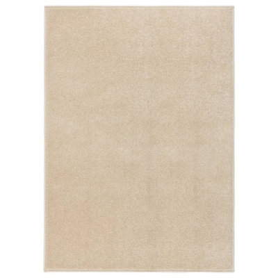 Berkfield Rug Short Pile 120x170 cm Beige | DIY at B&Q