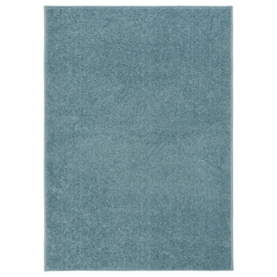 Berkfield Rug Short Pile 120x170 cm Blue | DIY at B&Q