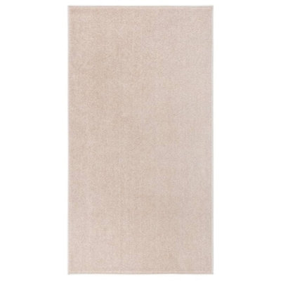 Berkfield Rug Short Pile 80x150 cm Dark Beige at B&Q