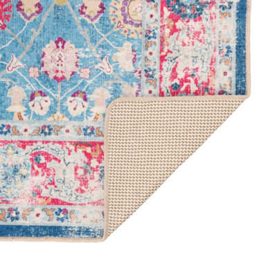 Berkfield Rug Washable Multicolour 80x150 cm Anti Slip