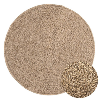 Berkfield Rug ZIZUR 90 cm Jute Look Indoor and Outdoor