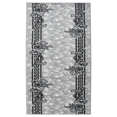 Berkfield Runner Rug BCF Grey 100x150 cm | DIY at B&Q