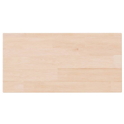 Berkfield Shelf Board 40x20x1.5 cm Untreated Solid Wood Oak