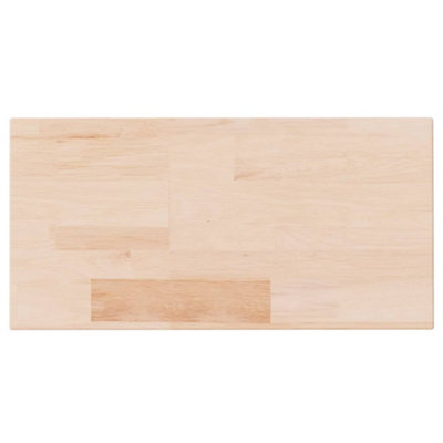 Berkfield Shelf Board 40x20x2.5 cm Untreated Solid Wood Oak