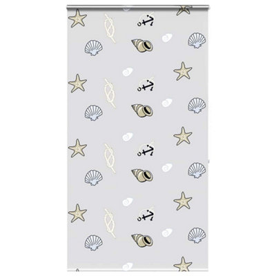 Berkfield Shower Roller Blind with Cassette 120x240 cm Fabric Width 116 cm