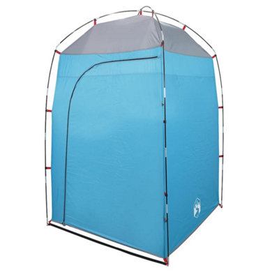 Berkfield Shower Tent Blue Waterproof